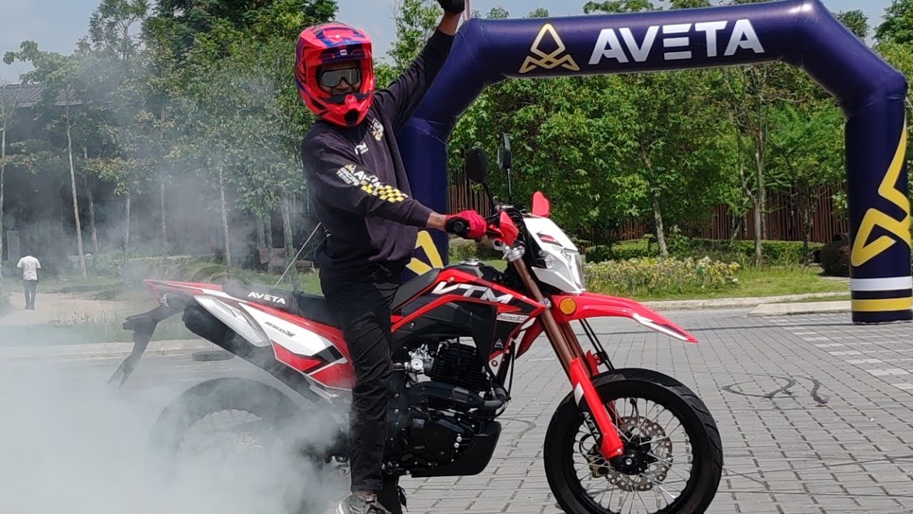 SUPERMOTO Mampu Milik?? - AVETA VTM 250M 250LX 250 M LX - YouTube