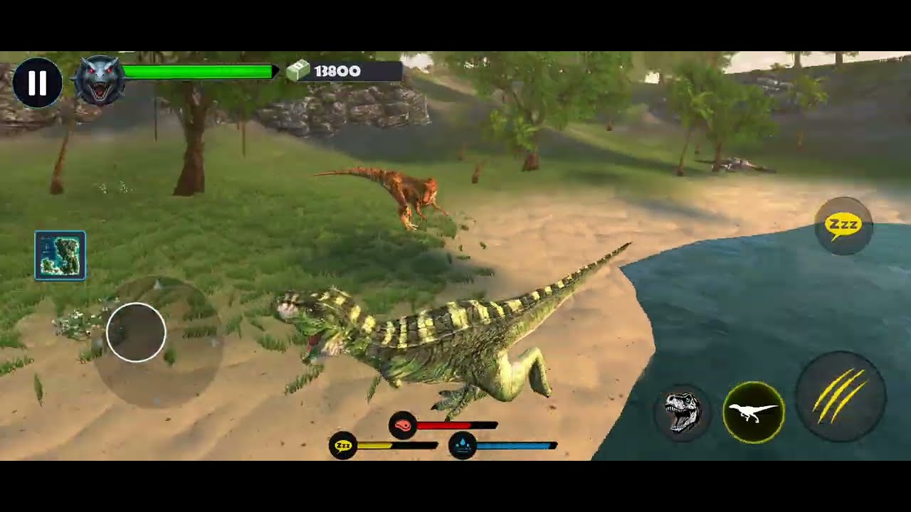 Jurassic Clash: Primal Dino Sim -: T-REX vs Spinosaurus 🦖 battle🔥 ...