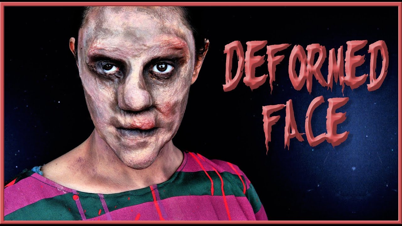 I am a monster, makeup tutorial of deformed face | Silvia Quiros - YouTube