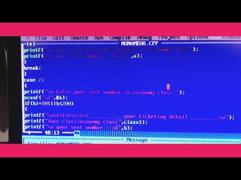 project of the train reservation ticket booking in c language ...