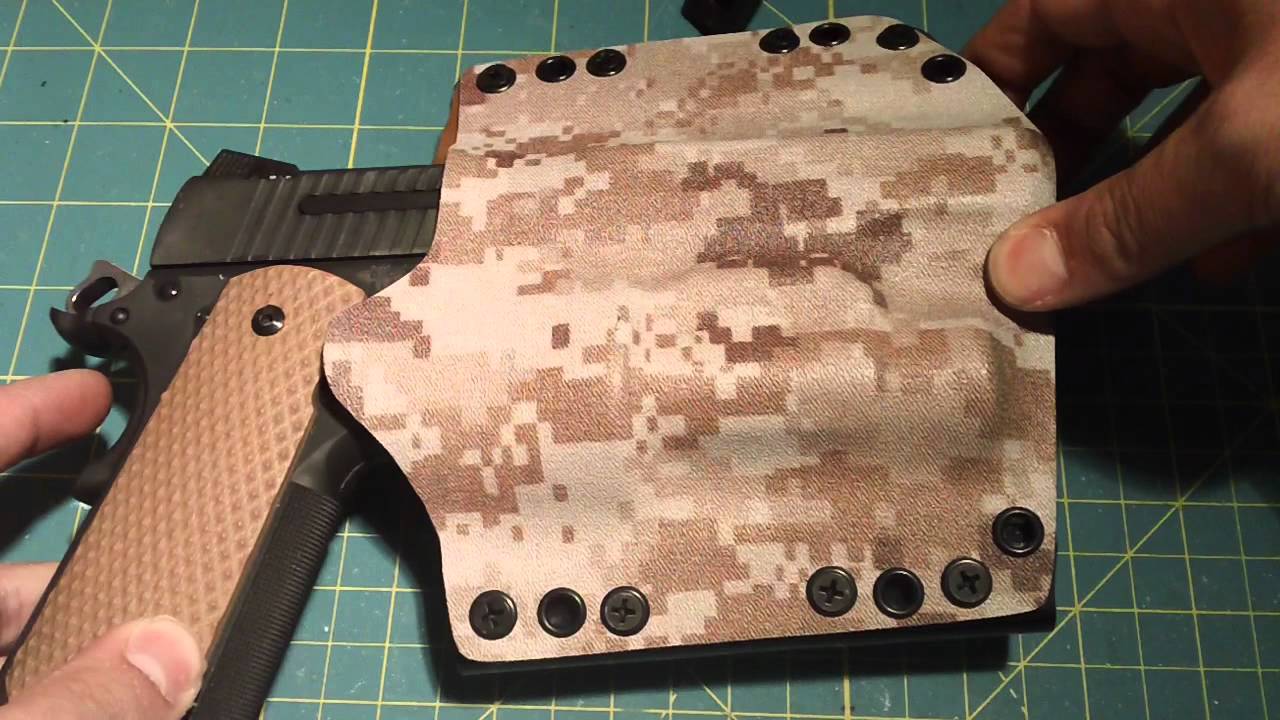 Custom Kydex MOLLE Adapter Update - YouTube