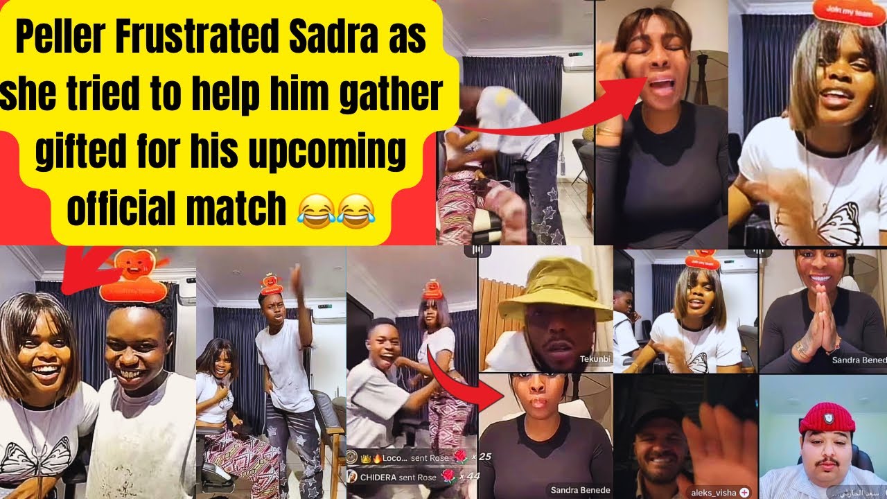 Peller Frustrated Sadra as she tried to help him gather gifted for his ...