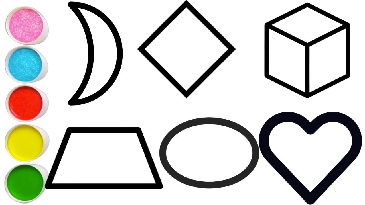 2d shapes drewing for kids , Learn 2d shapes drewing for toddlers ...