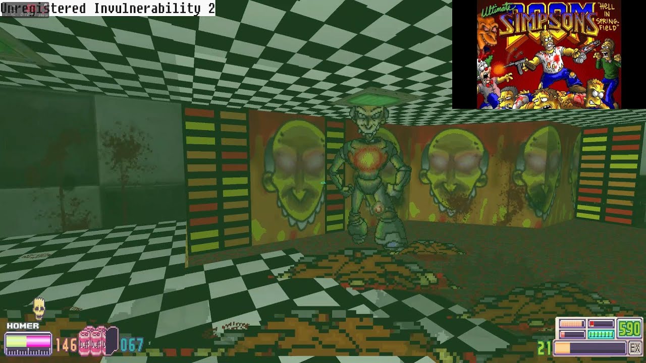 Simpsons Doom 2 & Bring your own class & CC: Map 07 Dead Simple, Map 08 ...