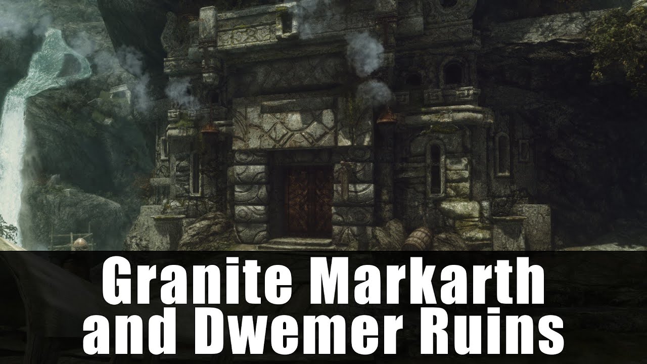Skyrim Mods - Granite Markarth and Dwemer Ruins [4k/HD] - YouTube