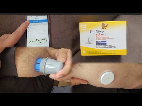 How to Apply Freestyle Libre 2 Sensor for blood sugar | continuous ...