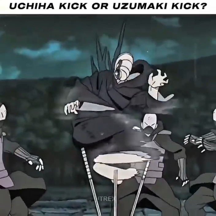 UCHIHA KICK VS UZUMAKI KICK😱😱 #naruto - YouTube