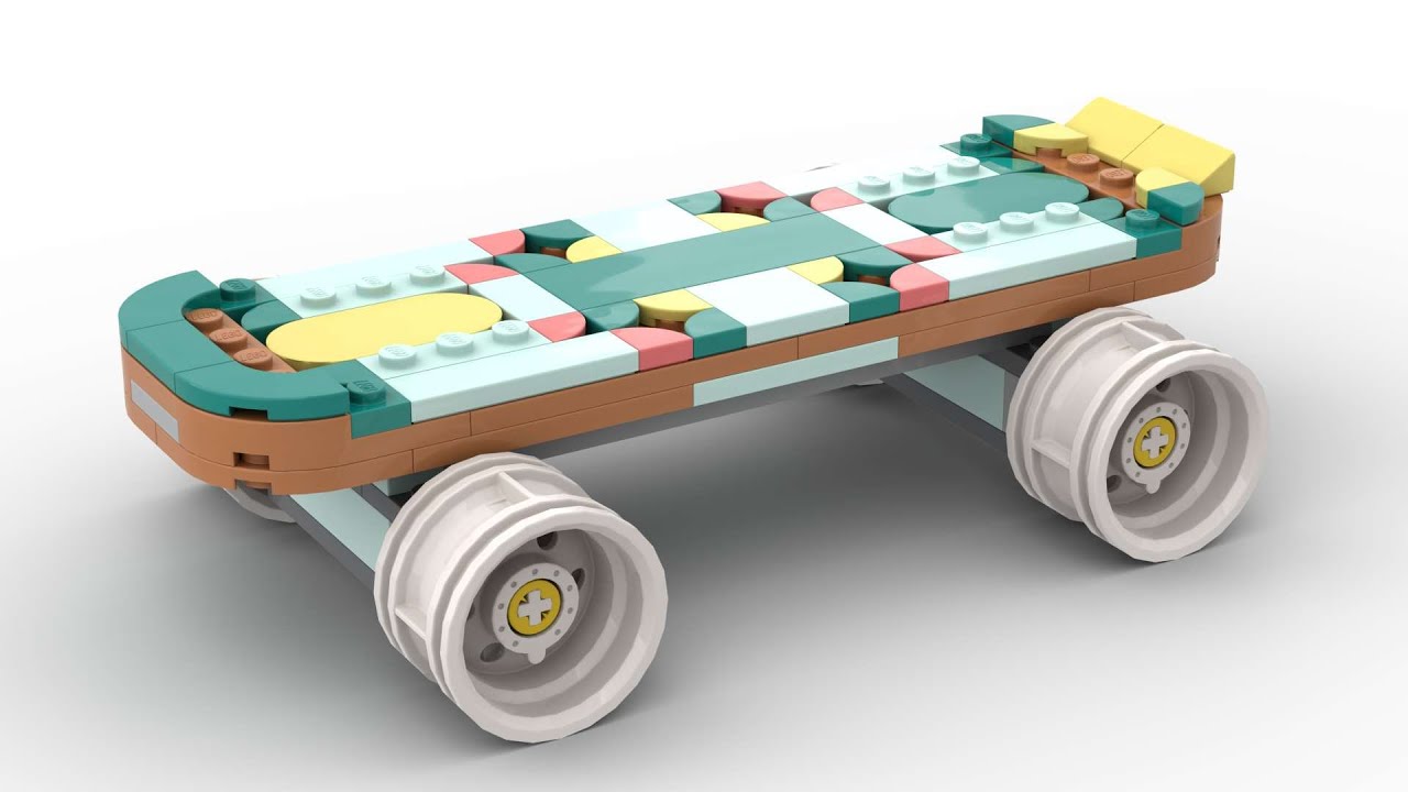 Lego 31148 Retro Roller Skate Speed Build Studio Bricklink LDD by ...