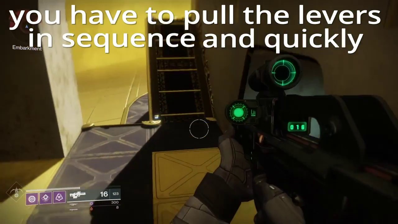 Destiny 2 - Raid lever Sequence solved - YouTube