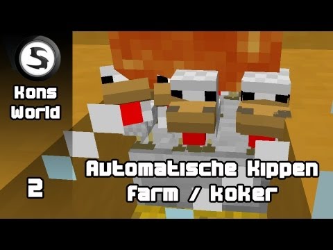 Kons world || Ep. 2 || Automatische Kippen farm / koker - YouTube