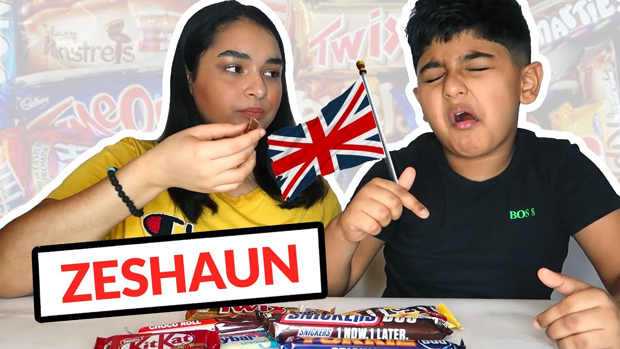 Pakistani Kids Try British Chocolate Bars! | Zeshaun Official - YouTube