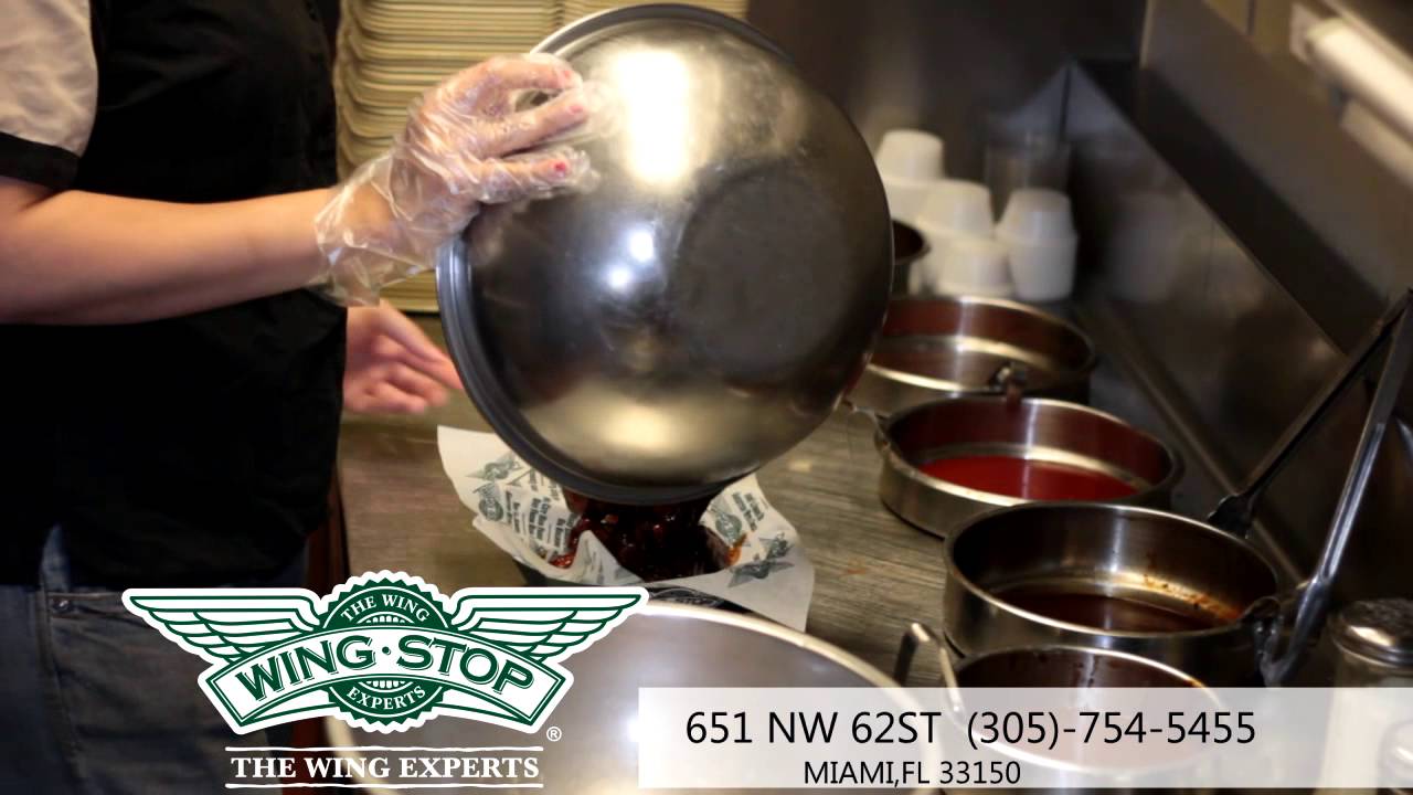 WingStop Sauce Boneless Wings - YouTube