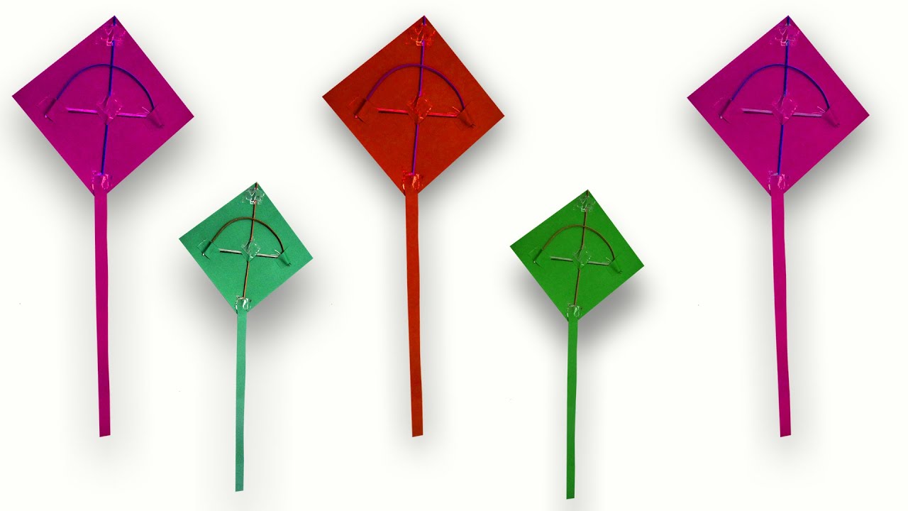 How To Make Paper Kite At Home DIY Kite Flying Art Crafts How To Make Paper Kite At Home DIY Kite Flying Art Crafts