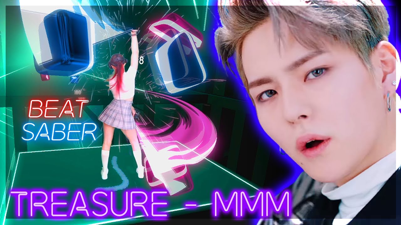 TREASURE - MMM in Beat Saber! [Expert+] Custom Kpop Songs - YouTube