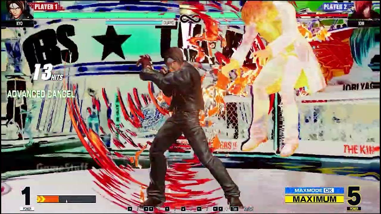 Kyo Kusanagi Corner Carry Combo KOF XV - YouTube