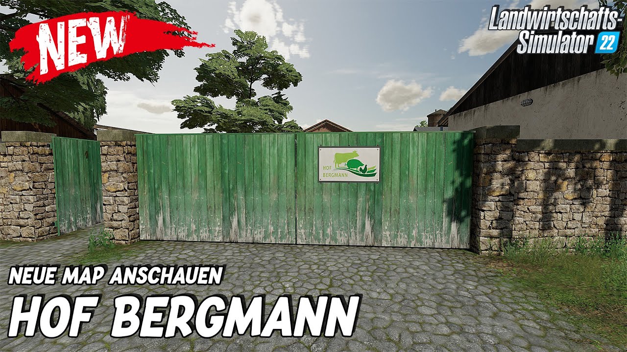 LS22 🆕 NEW MAP 🆕 HOF BERGMANN - ES GEHT LOS - NEUE KARTE 🚜 #74 - YouTube