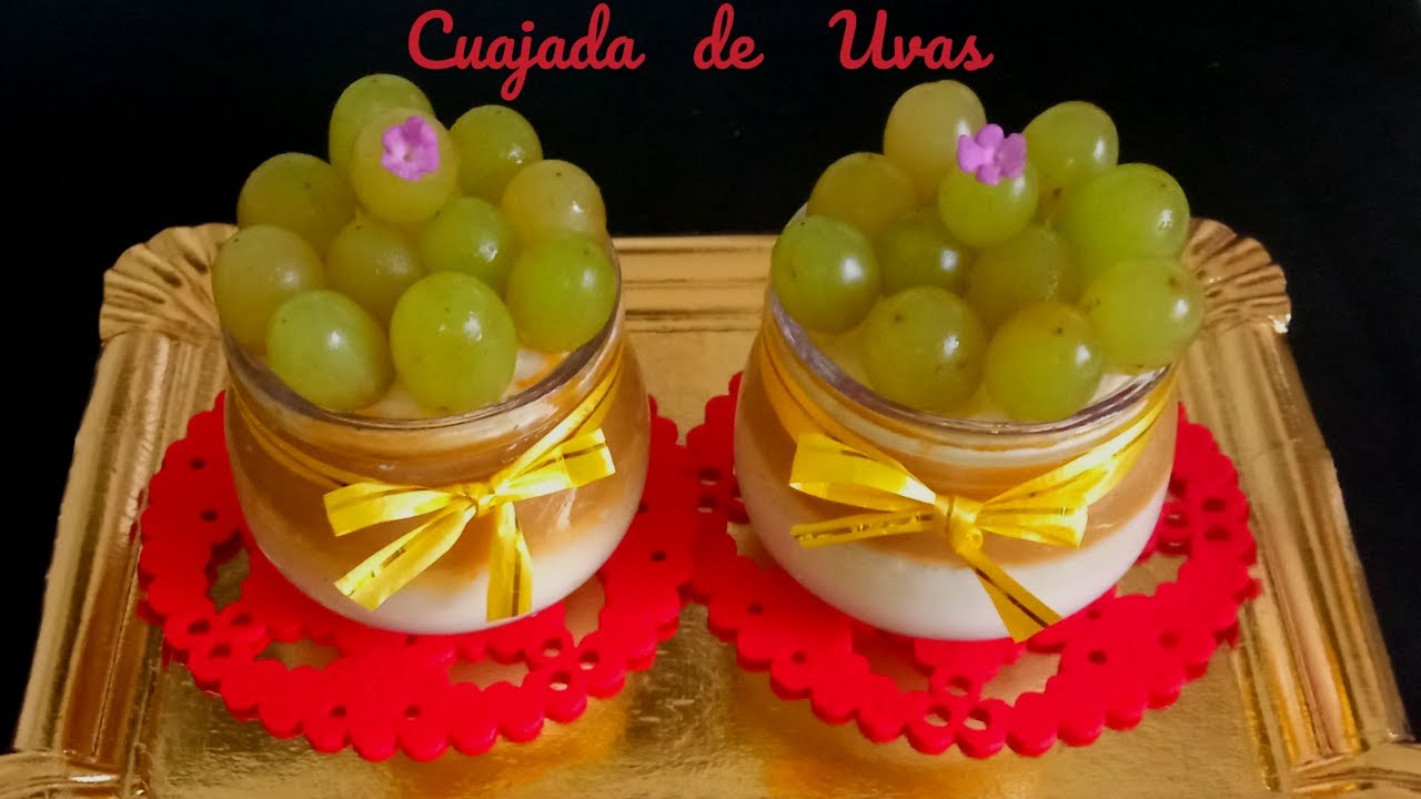 Postre 12 uvas de la suerte | Muy Fácil, perfecto para Nochevieja ...