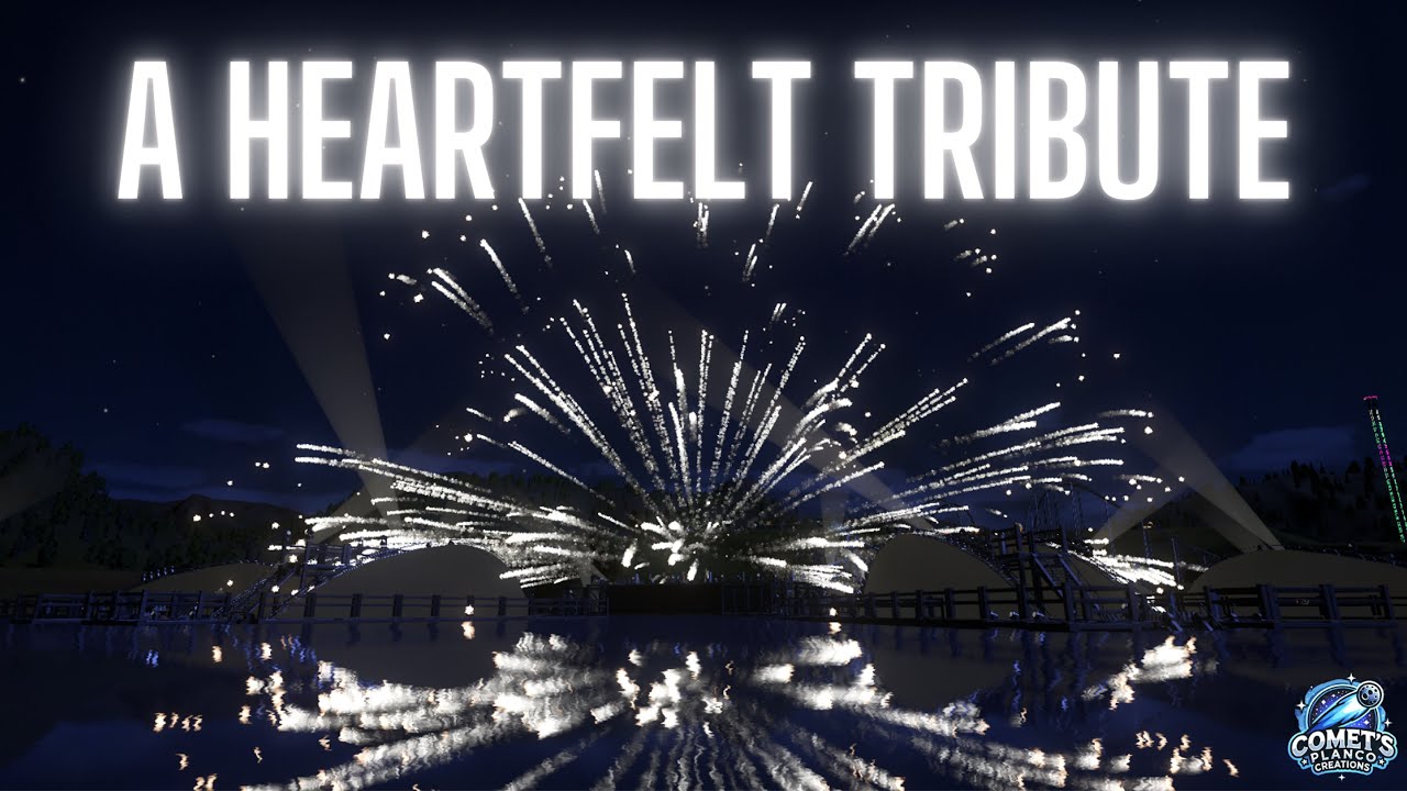 Planet Tycoon: A Heartfelt Tribute | Planet Coaster fireworks - YouTube