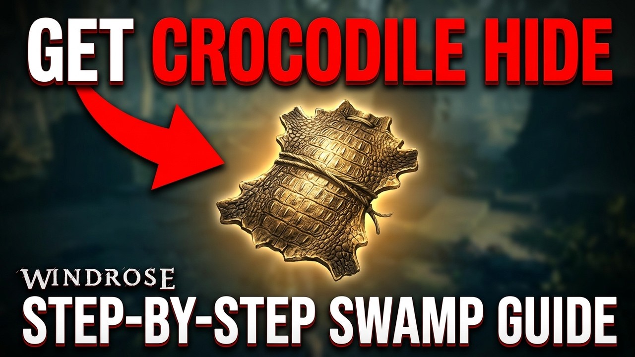 How to GET CROCODILE HIDE PIECE in Windrose (Step by Step) - YouTube