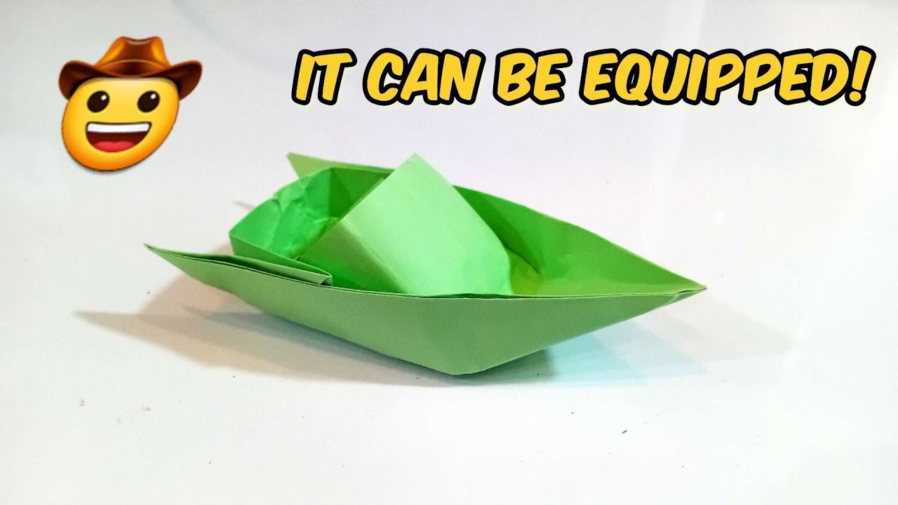 "Origami Motor Boat Magic: Unleash Your Creativity with Paper Folding ...