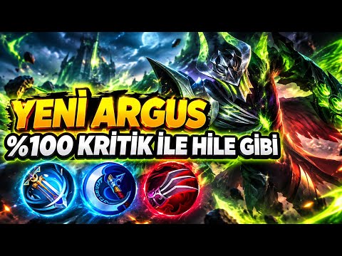 MOBİLE LEGENDS KAFAYI YEMİŞ YENİ %100 KRİTİK ARGUS MUHTEŞEM OLMUŞ ÇILDIRIRSINIZZ