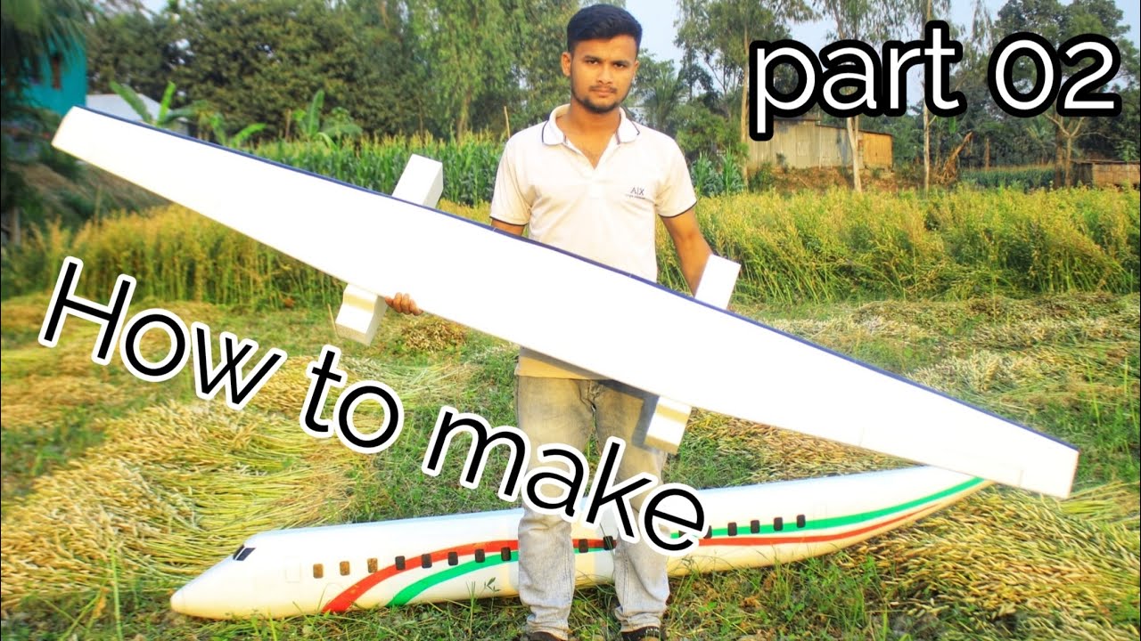 How to make a dash8 q400 bangladesh biman part02 | rc life - YouTube