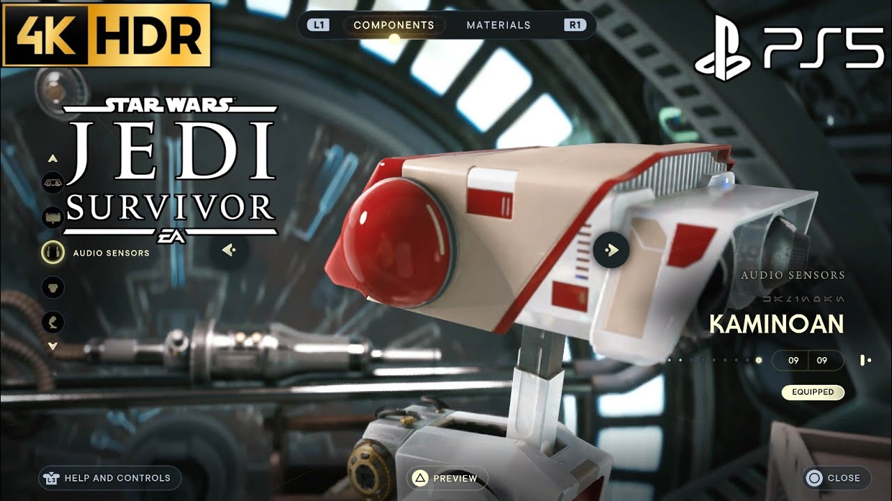 How to Get Kaminoan Audio Sensors STAR WARS JEDI SURVIVOR Audio Sensor ...