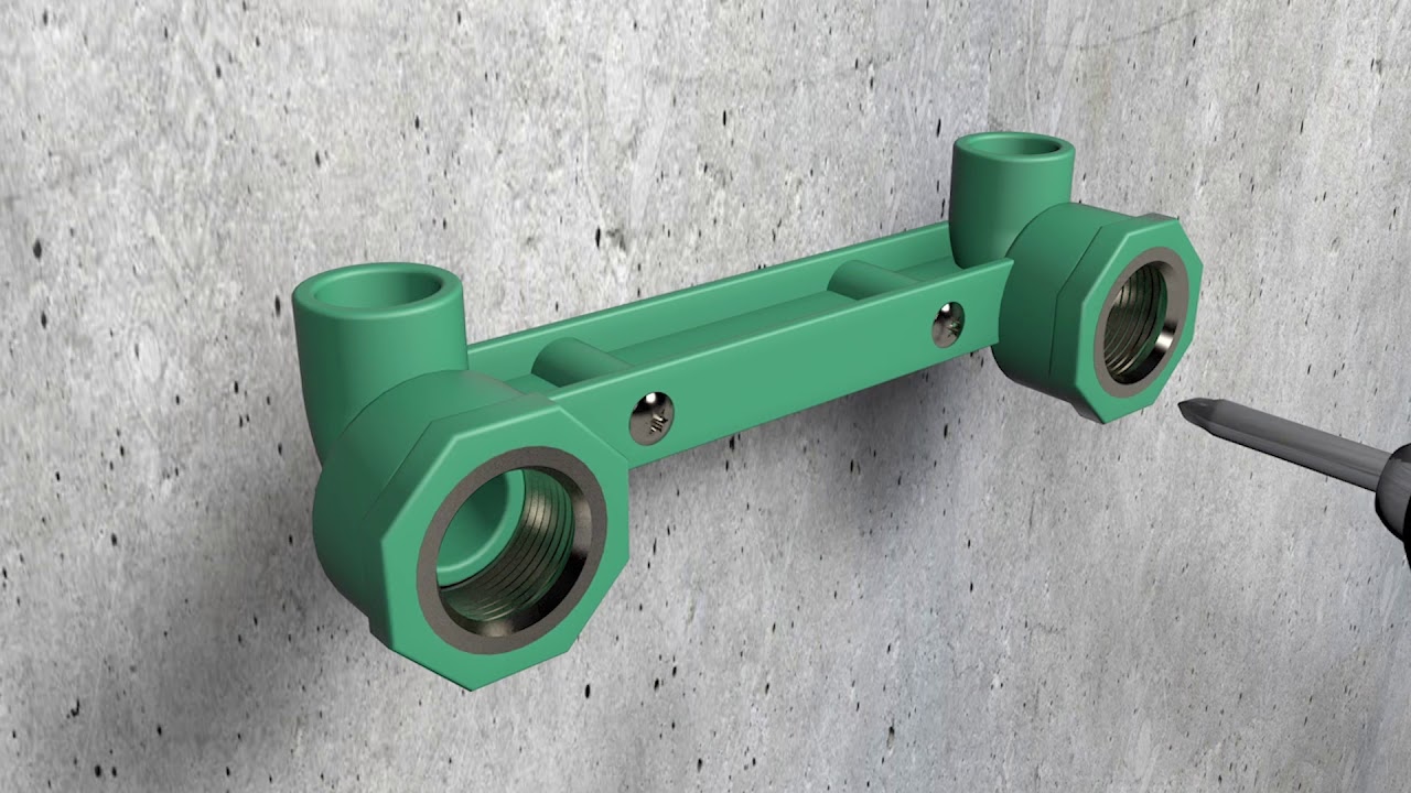 Tips Mudah Pemasangan Keran Shower dengan Pipa PPR Double Elbow - YouTube