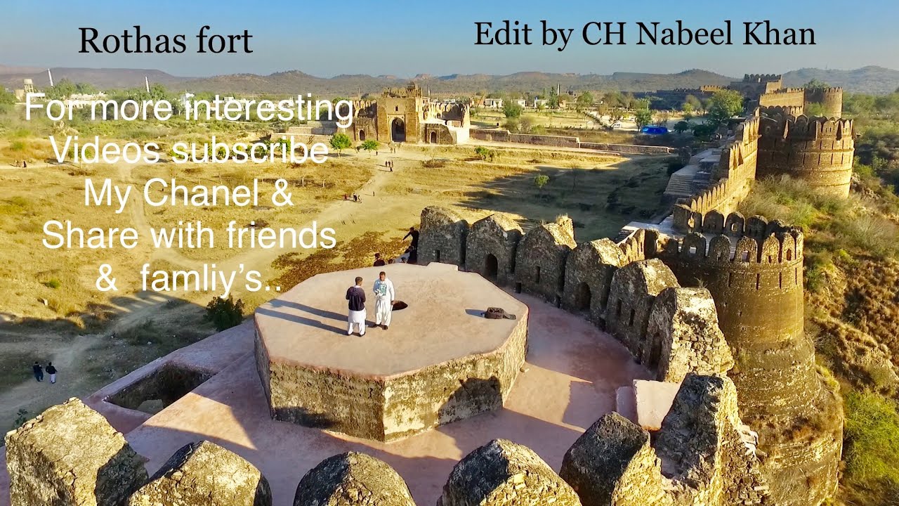 Rohtas fort#(Qila Rohtas)#drone camra view#sher shah suri... - YouTube