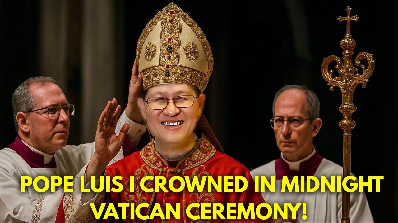 Breaking: Pope Luis I Crowned In Historic Midnight Ceremony! - YouTube