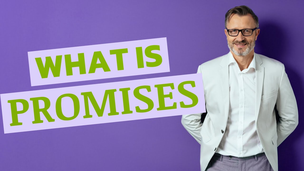 Promises | Meaning of promises 📖 - YouTube