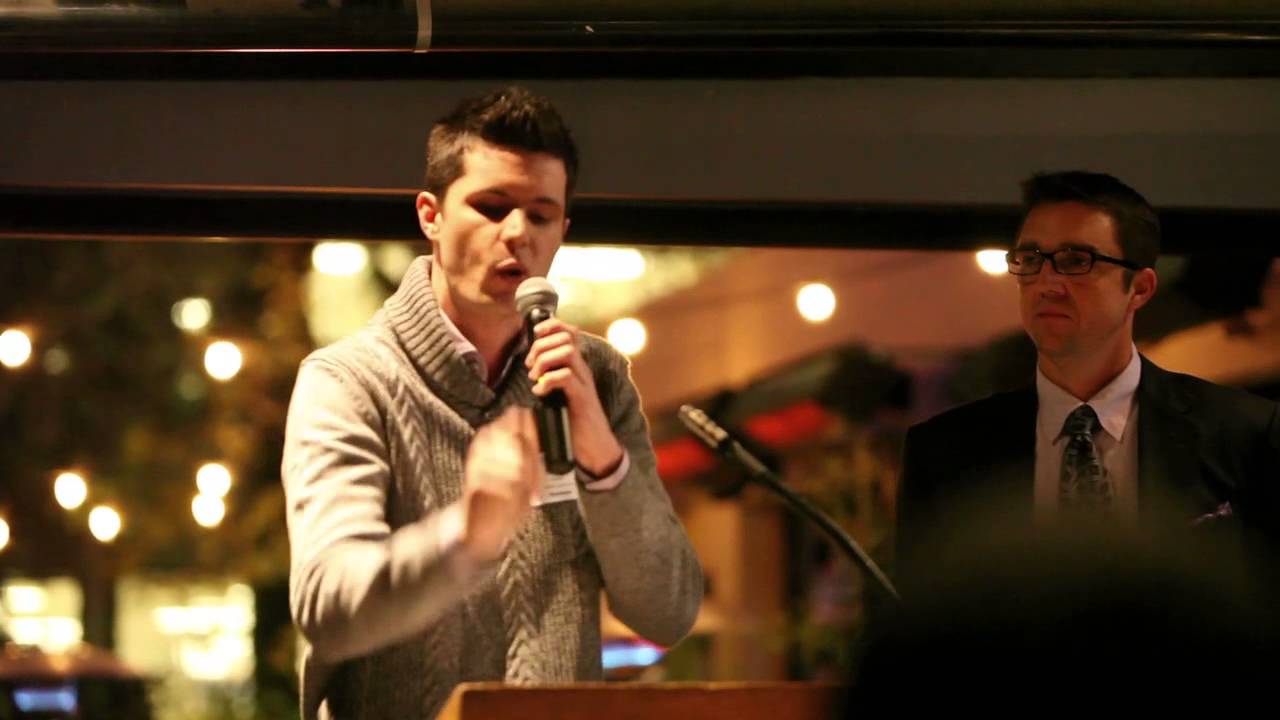 Russell Breton speaks at 40 under 40 - YouTube