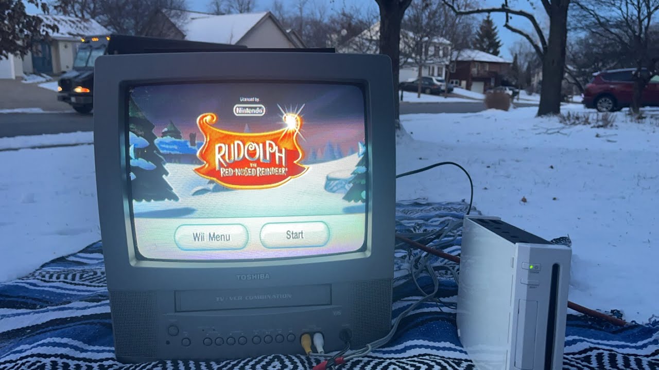 Rudolph the Red-Nosed Reindeer Wii Gameplay IN THE SNOW! - YouTube