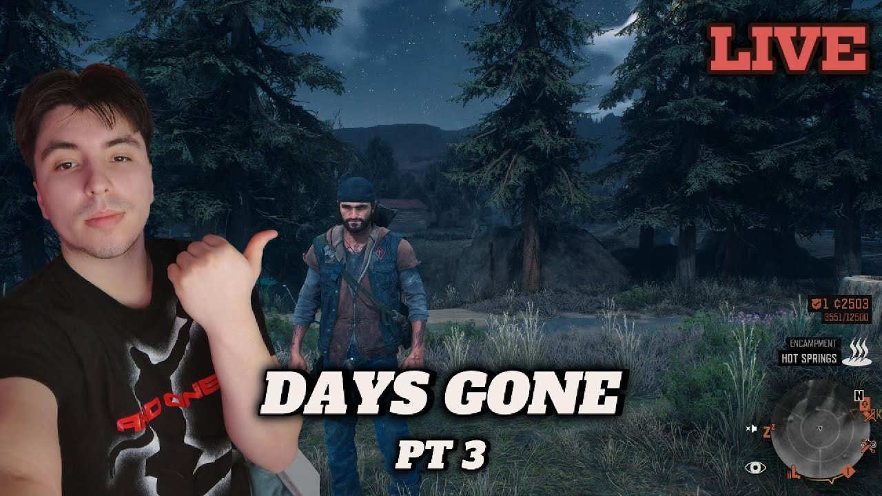 🔴LIVE! - Surviving a Zombie Apocalypse (Part 3) (Days Gone) - YouTube