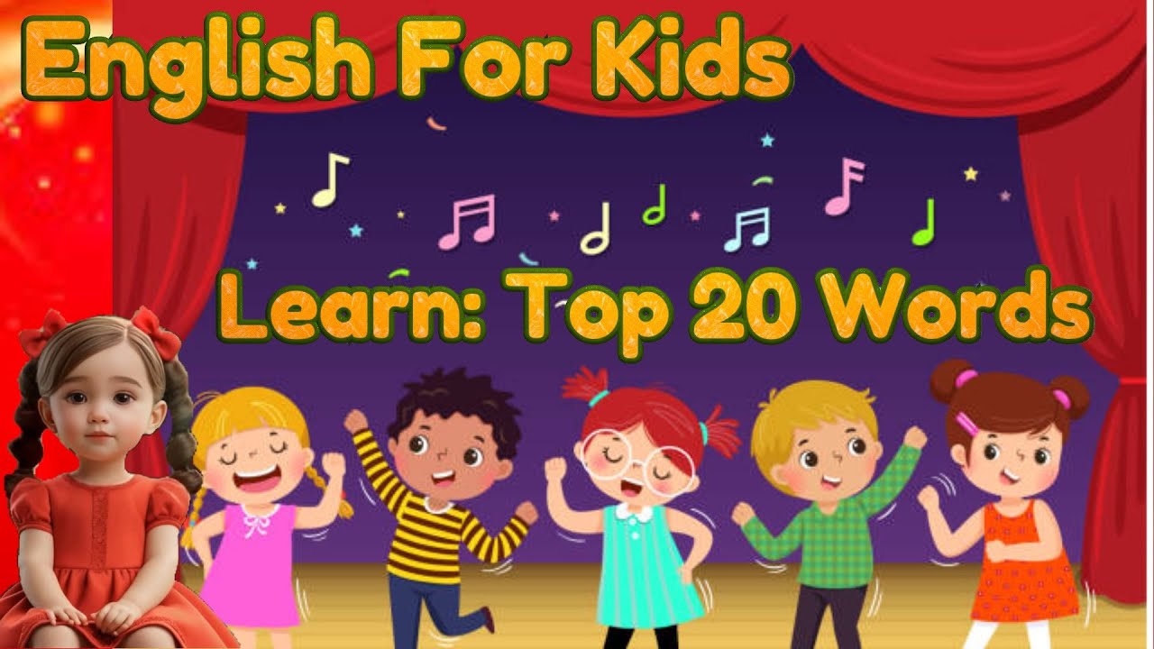 Learn 20 Fun Daily Words for Toddlers | Easy & Engaging English ...