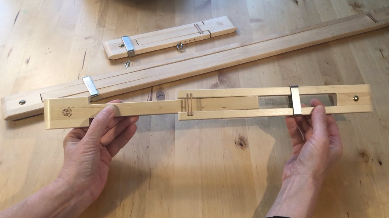 Weaving with a Temple - YouTube