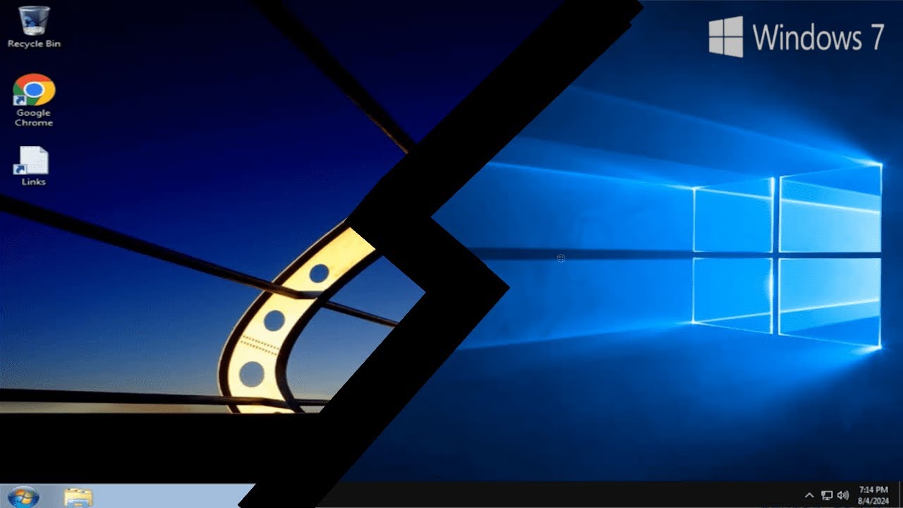 Transforming Windows 7 into Windows 10 - Tutorial - YouTube