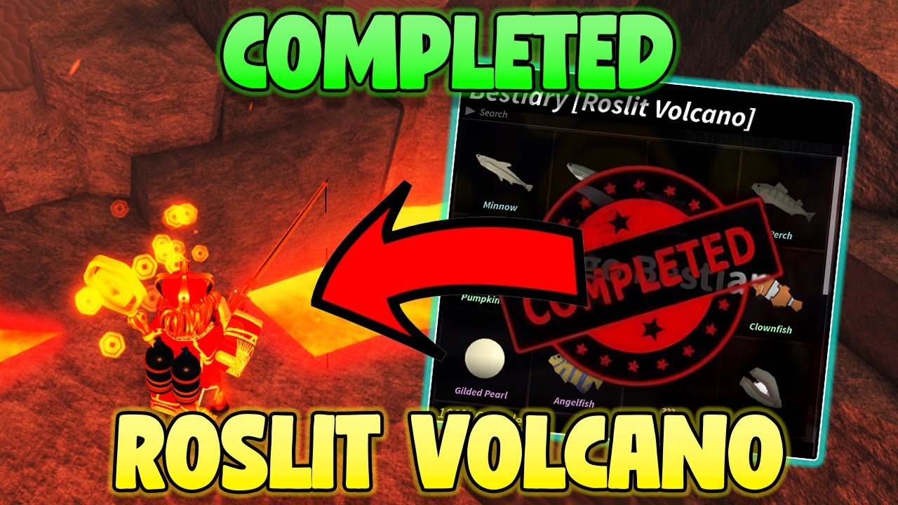 How To Complete Roslit Volcano Bestiary in Fisch - Roslit Volcano ...