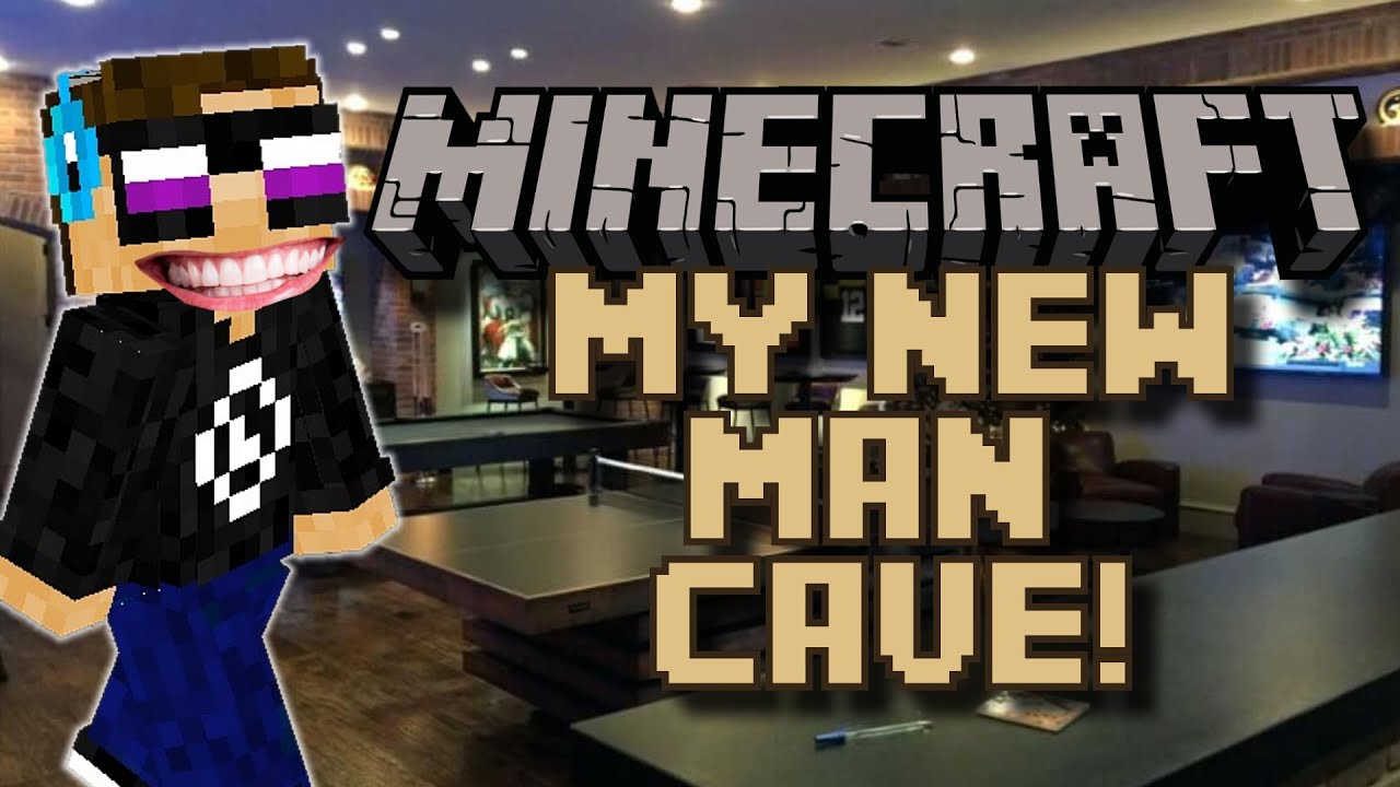 MY ULTIMATE MAN CAVE!! (Minecraft Stream) - YouTube