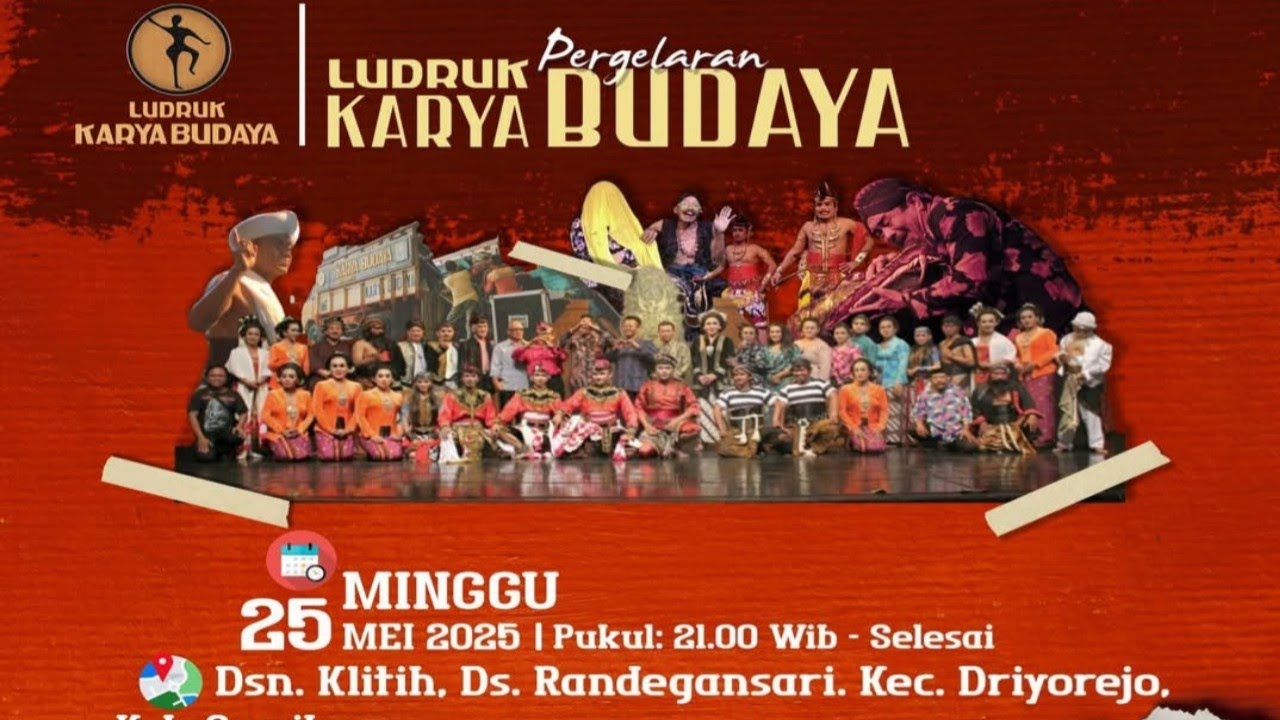LUDRUK KARYA BUDAYA LIVE KLITIH DRIYOREJO GRESIK. - YouTube