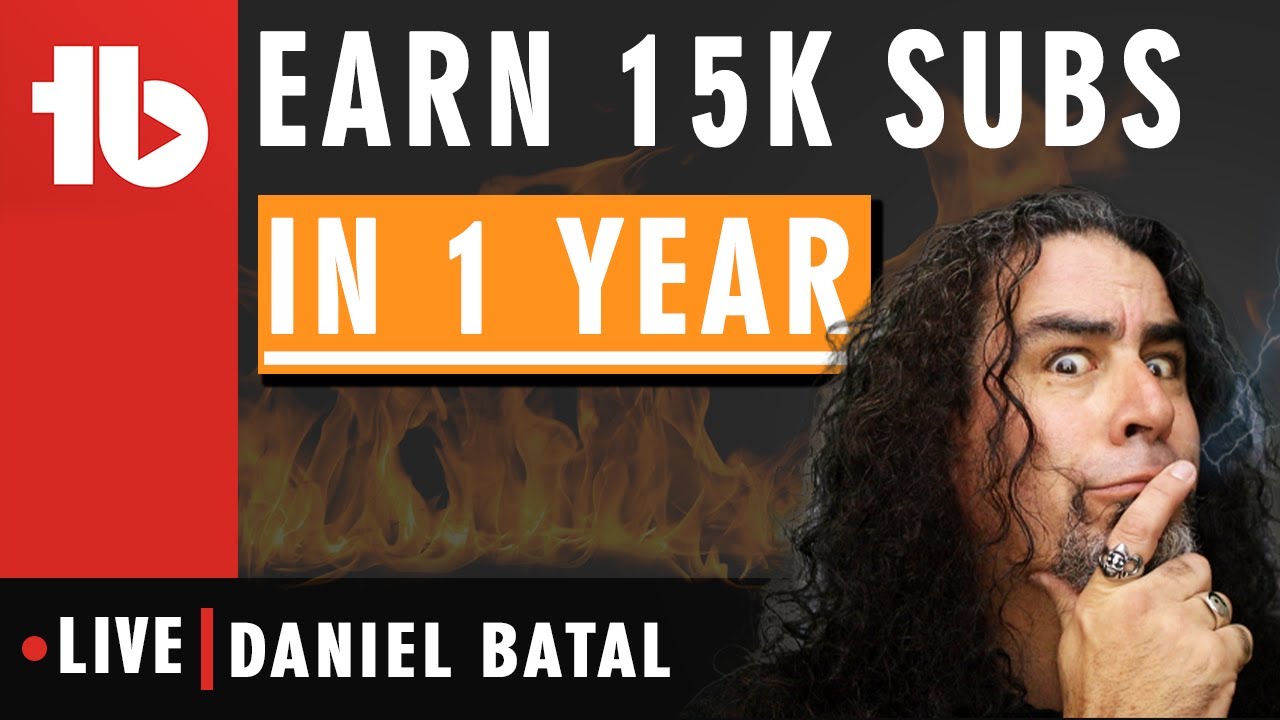 Grow your channel from 0-15,000 subscribers in a year! -Daniel Batal - YouTube