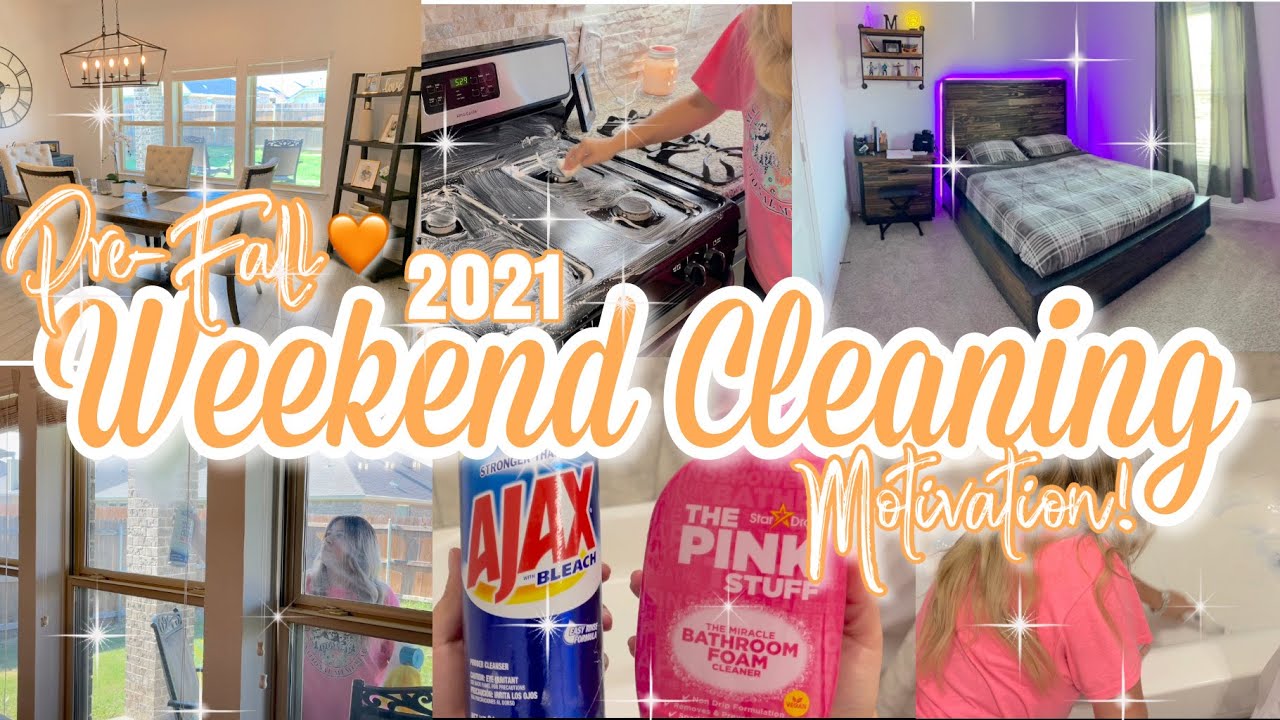 NEW! WEEKEND CLEAN WITH ME!| 🍂PRE-FALL CLEAN WITH ME | SPEED CLEANING ...