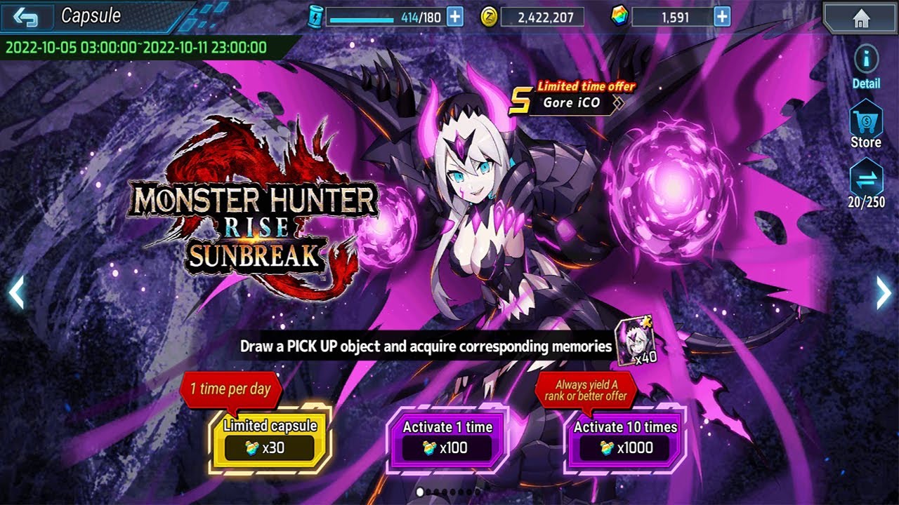 Megaman X Dive | Gacha Moster Hunter Rise Sunbreak (Gore Ico) - YouTube