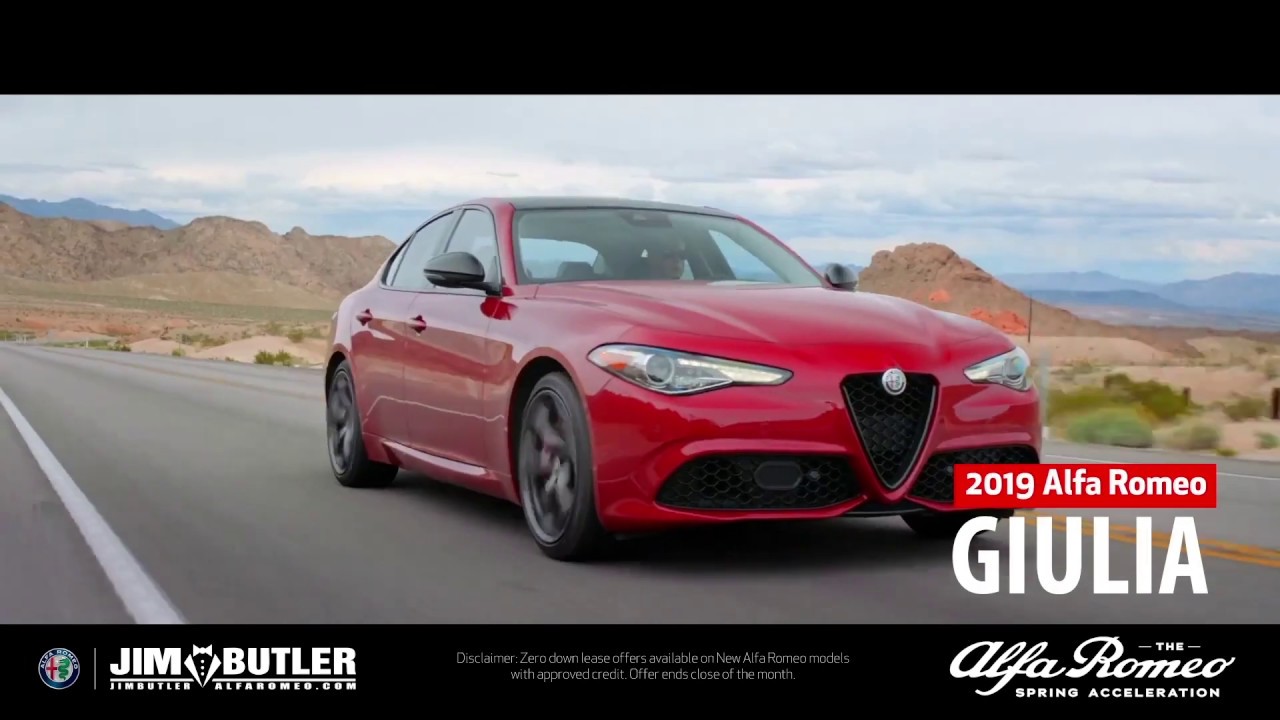 $0 Down Leases at Jim Butler Alfa Romeo! - YouTube
