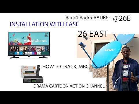 HOW TO TRACK 26 EAST SATALITE, BADR-4/BADR-5/BADR-6/BADR-7 @26E HOW TO ...
