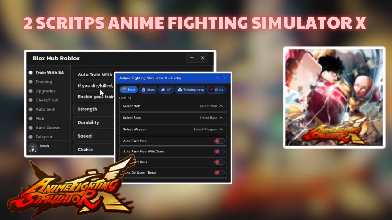 2 Scripts H.a.c.k Anime Fighting Simulator X Trên Điện Thoại Và PC Auto ...