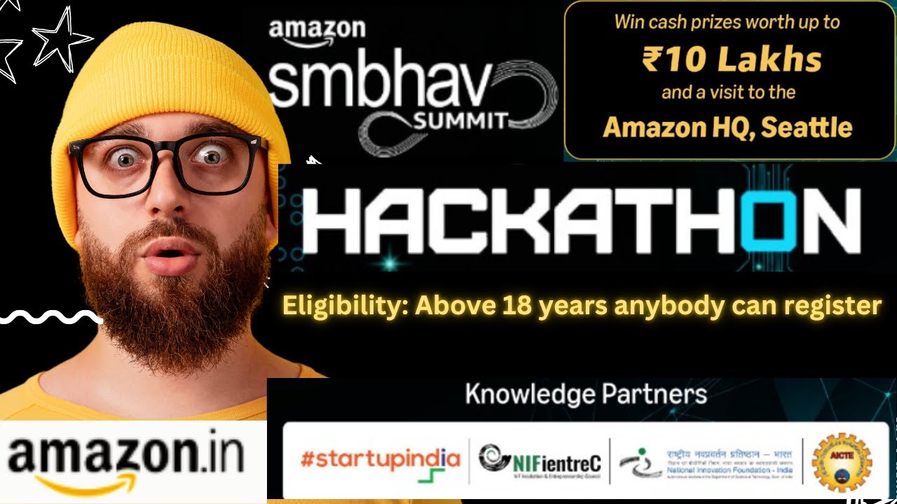 REGISTER NOW for Amazon Smbhav Hackathon 2024 Complete Registration Guide - YouTube