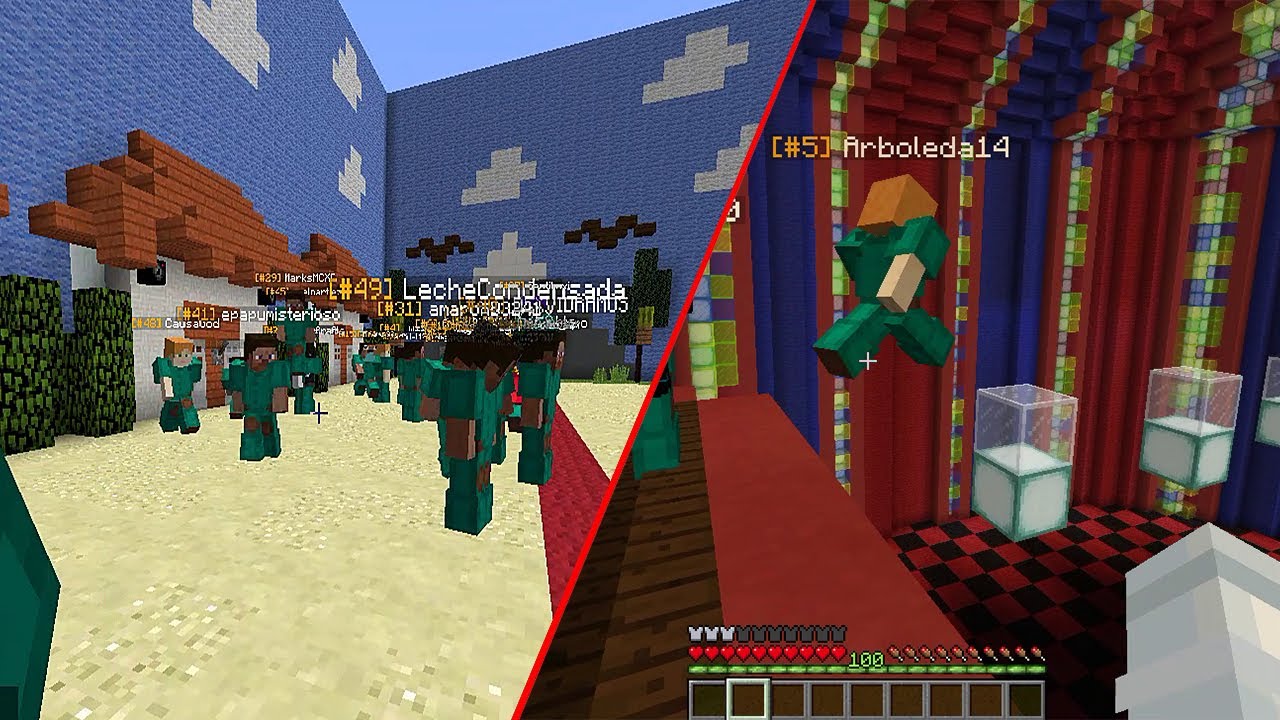 Como JUGAR SQUID GAME en MINECRAFT 2023 [ Minecraft No Premium ] - YouTube