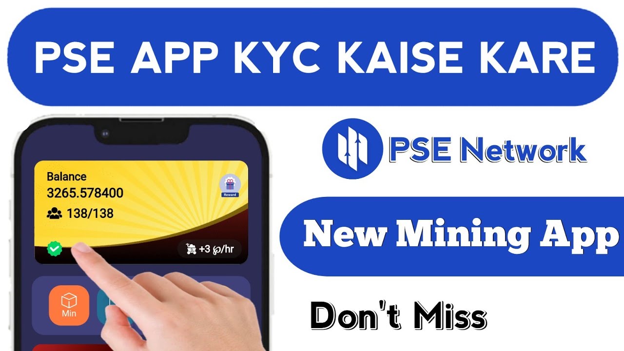 PSE Network Mining App | PSE Network KYC Start I Today New Mining App | PSE Network New Update ...