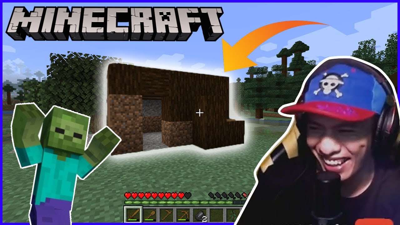 MY FIRST HOUSE IN MINECRAFT (ANG BANGIS!) - YouTube